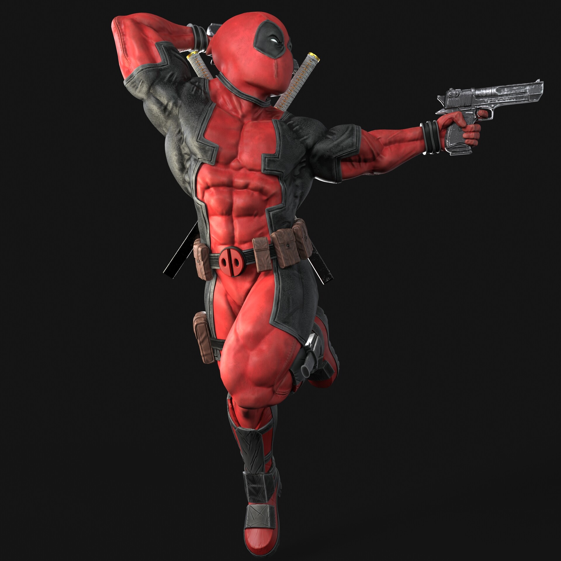 ArtStation - Deadpool - Statue