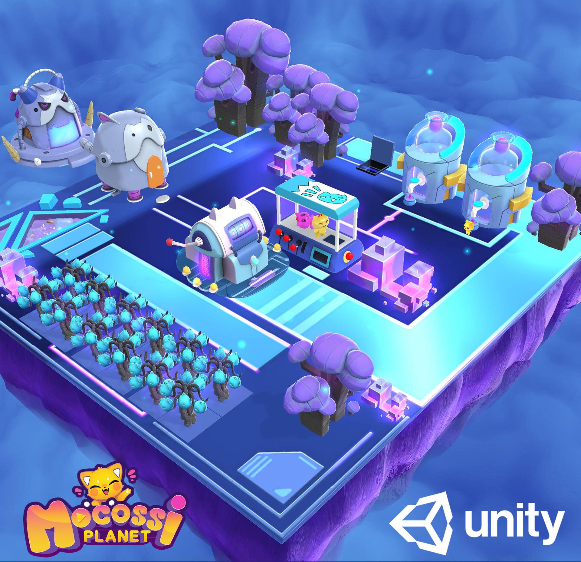 ArtStation - Robot Land 3D environment