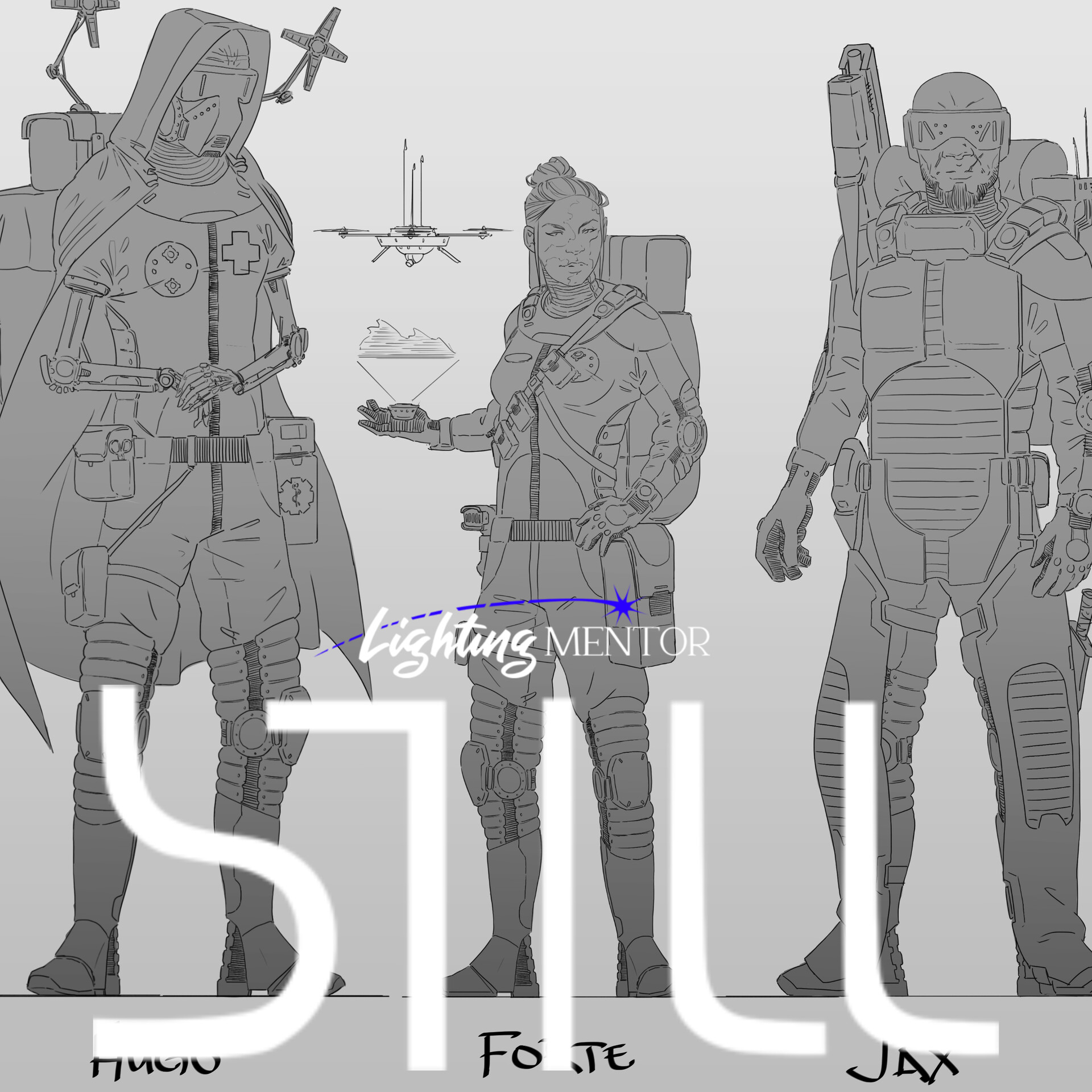 ArtStation - STILL Martian character designs