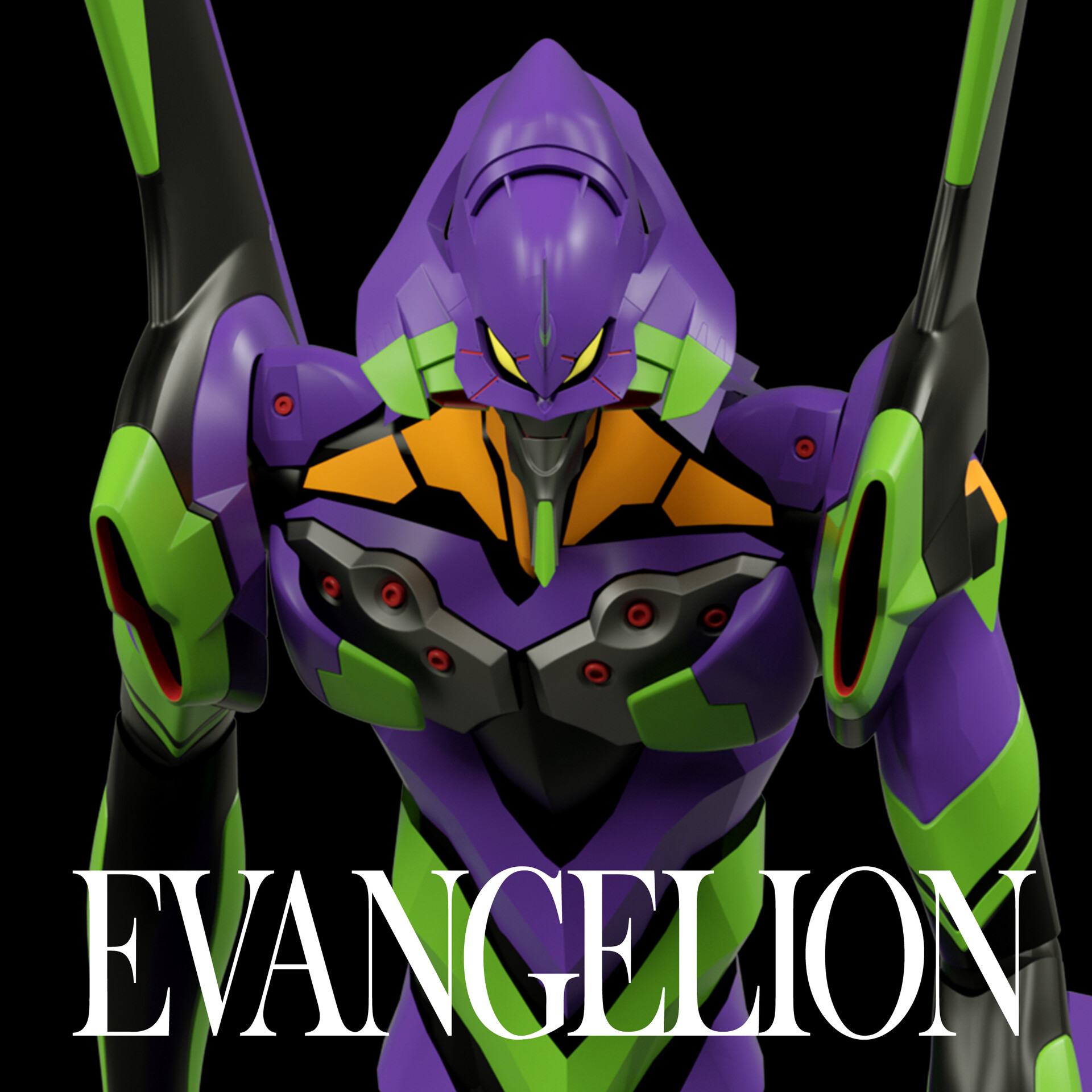 ArtStation - Evangelion Unit 01 Fanart