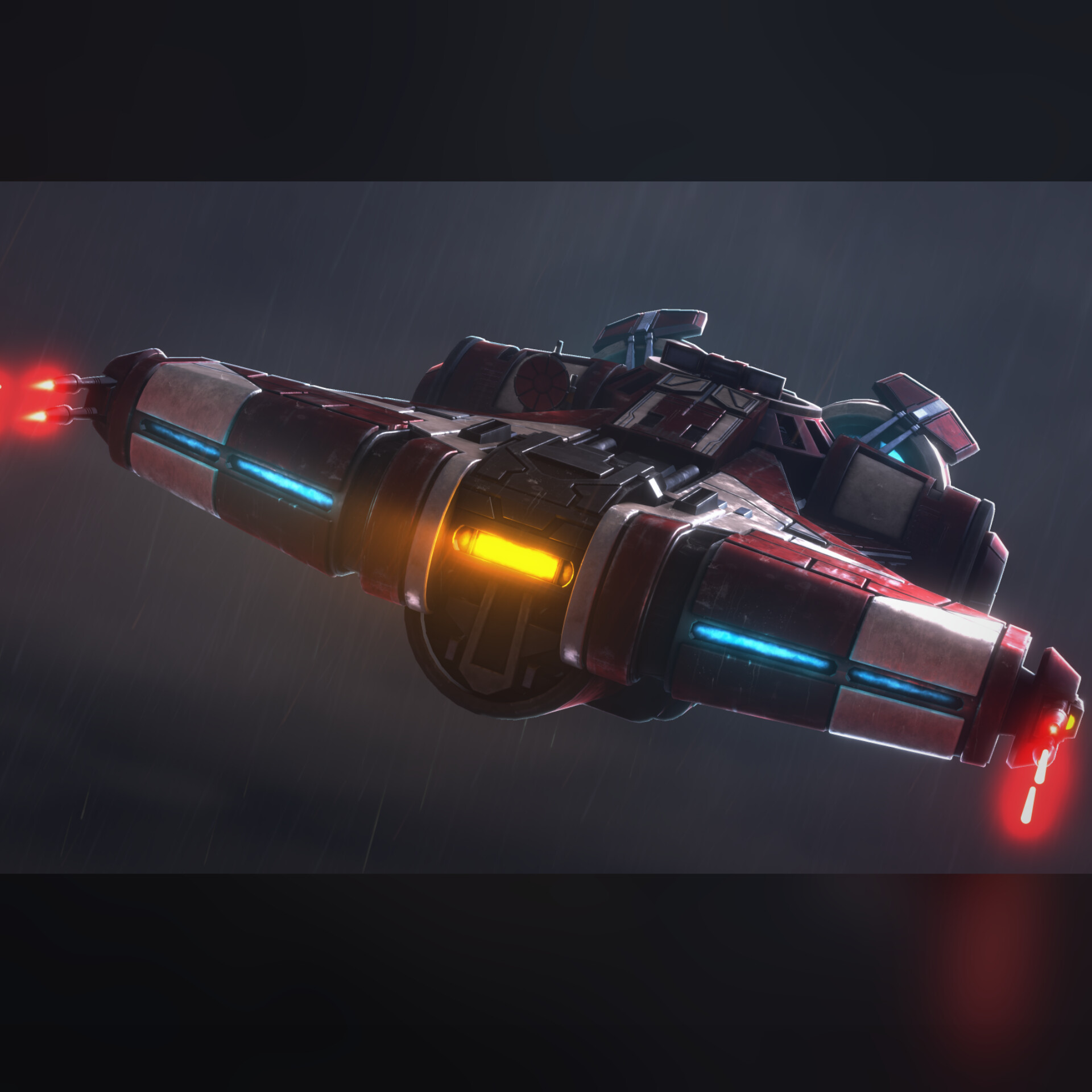 ArtStation - Vehicle Project (SWTOR Jedi Cruiser)