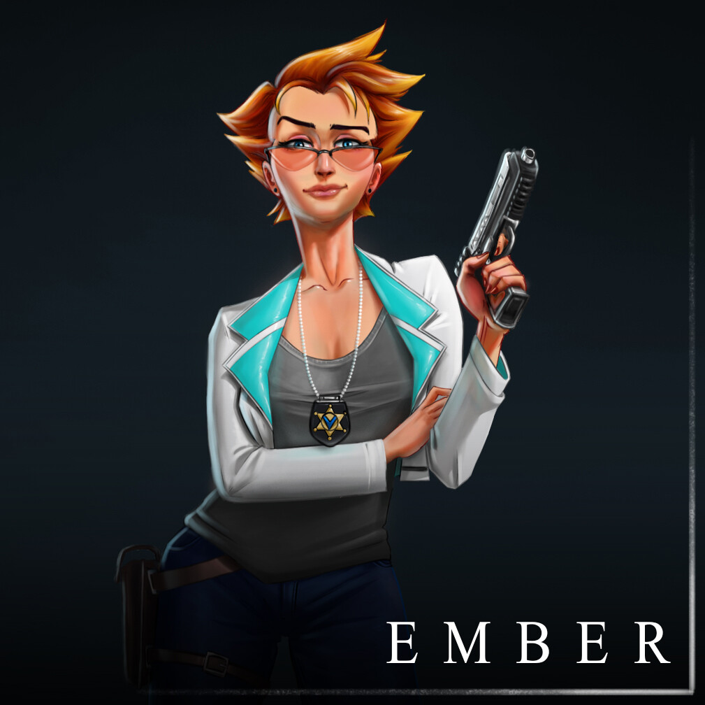 ArtStation - Ember the Detective