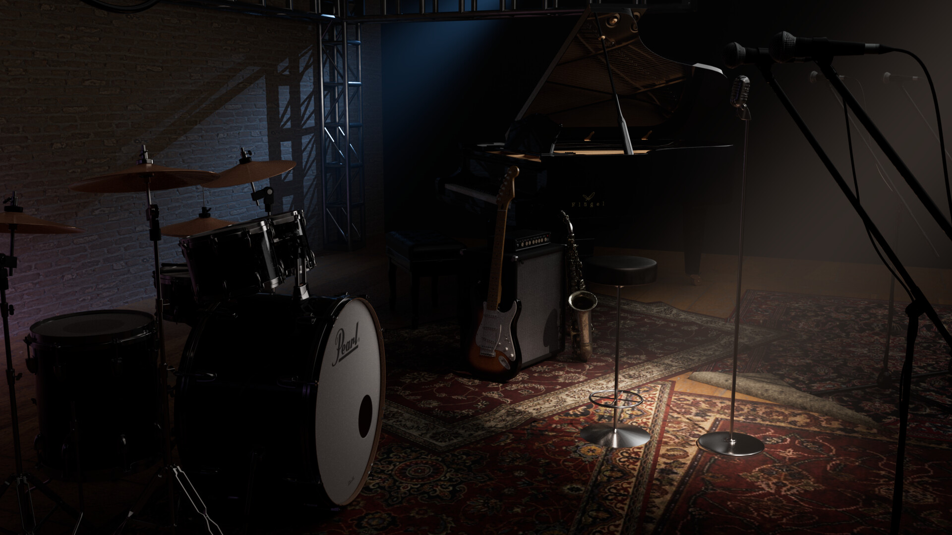 ArtStation - Jazz Bar Stage