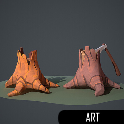 ArtStation - Stylized Tree Roots