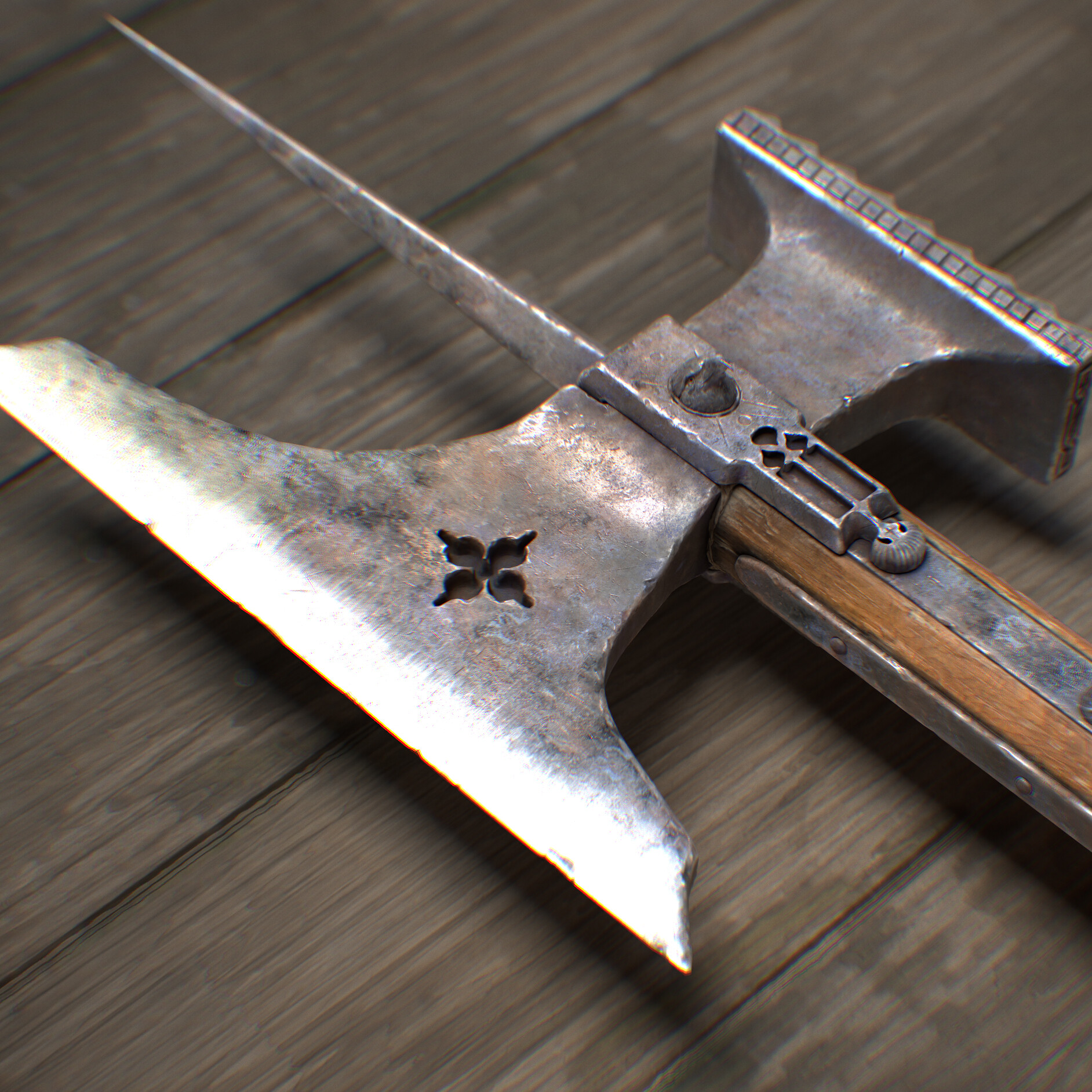 ArtStation - poleaxe 长柄斧