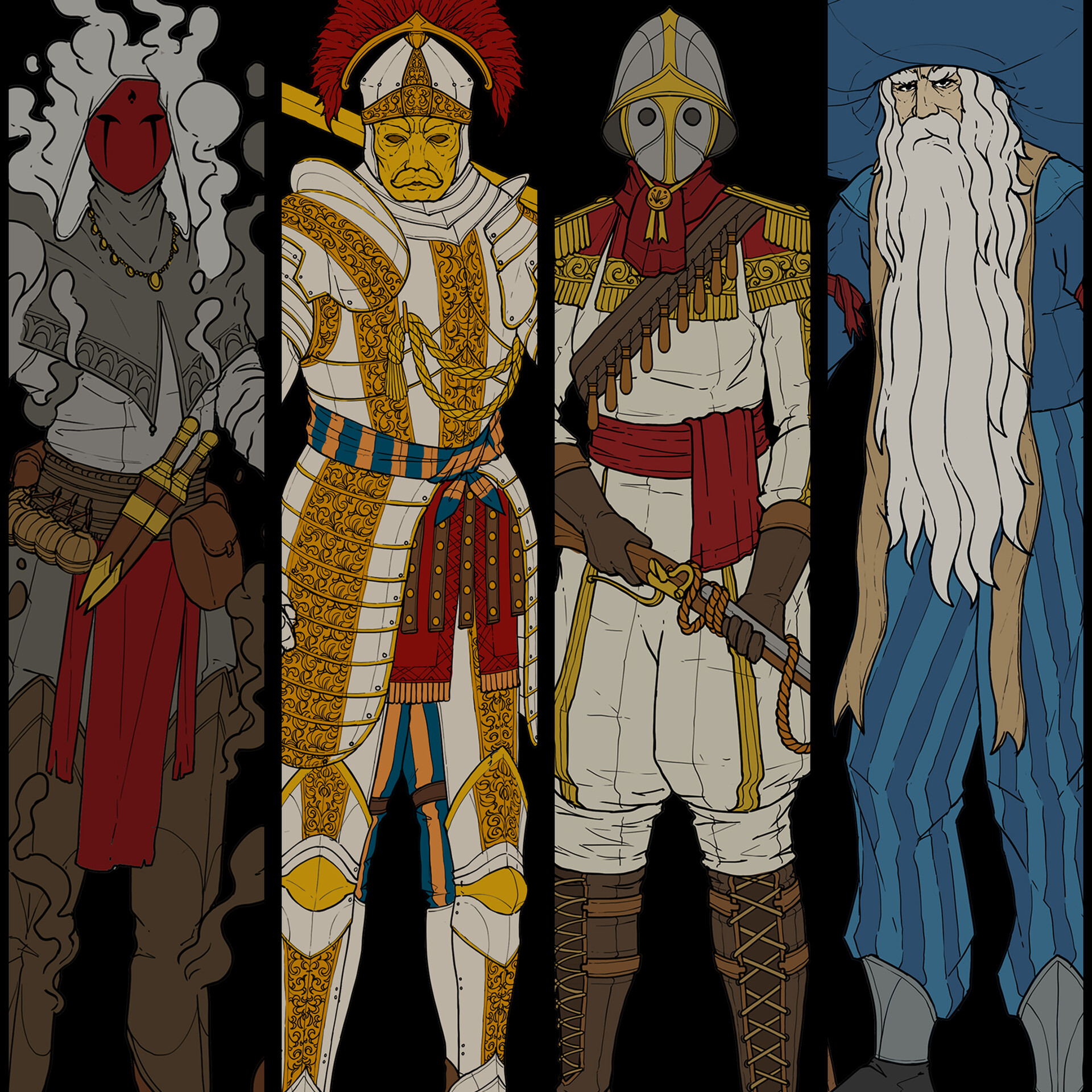 ArtStation - RPG Fantasy Character Classes