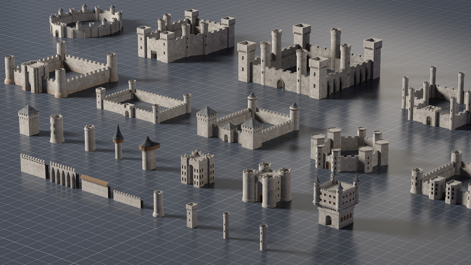 ArtStation - Castle Kitbash