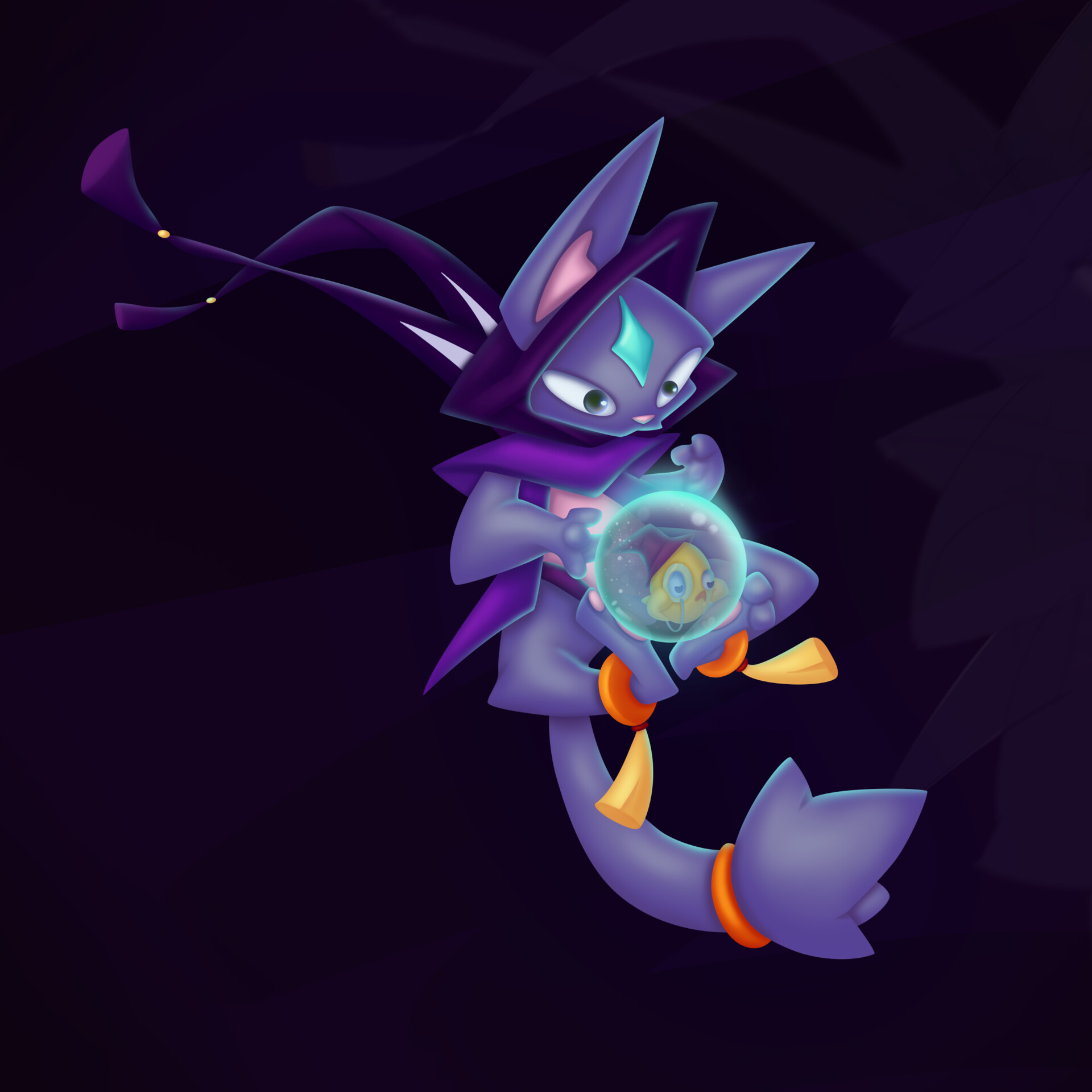 ArtStation - Cat mage