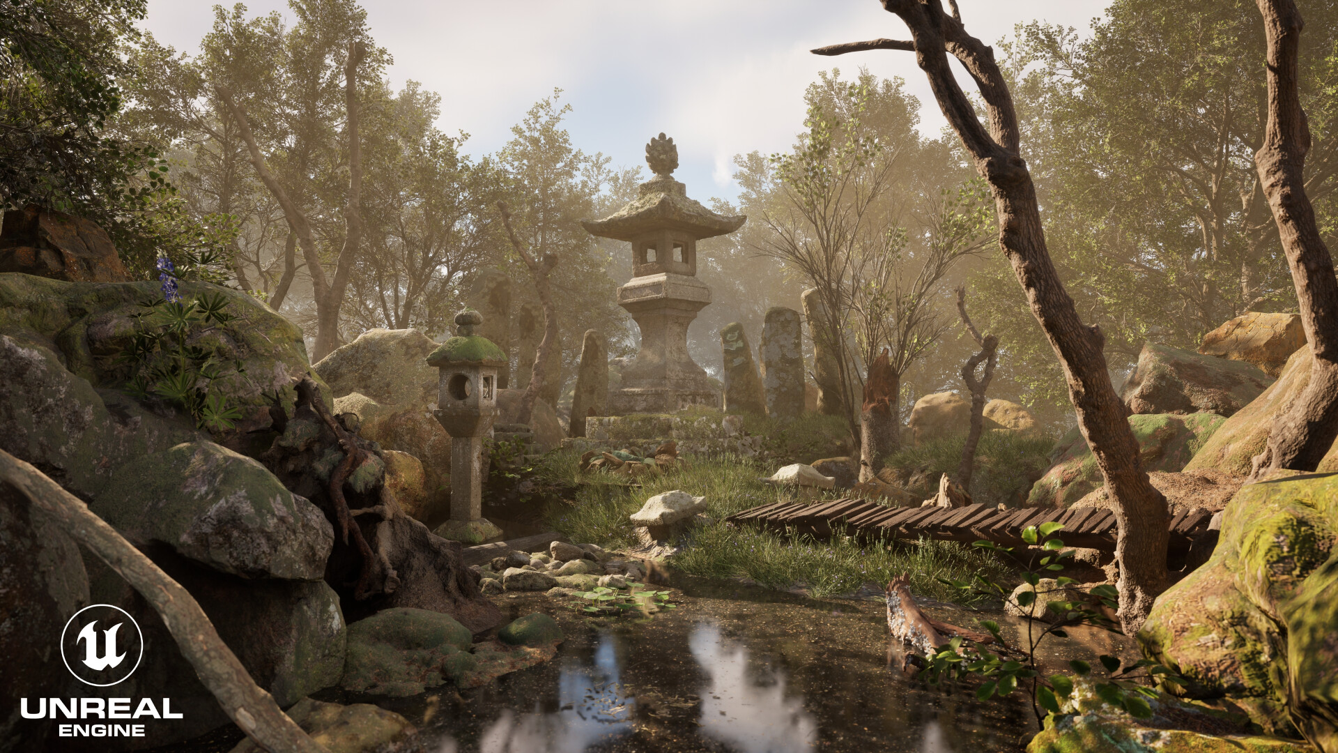 ArtStation - UE5 Forest Environment(River of the time)