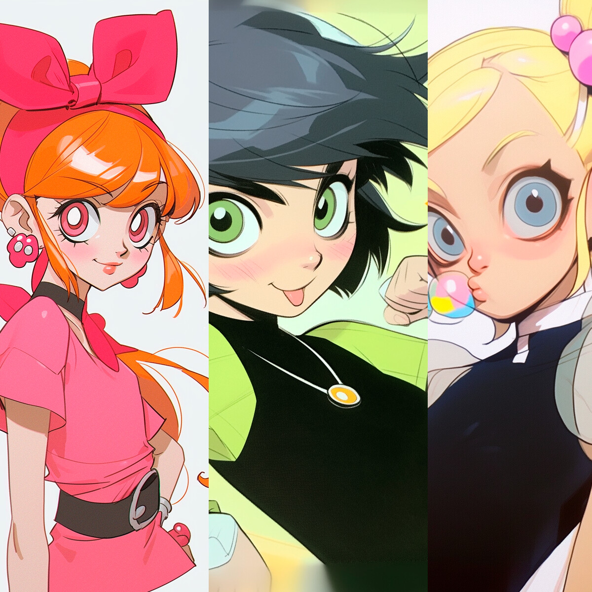 ArtStation - Power Puff Girls Sketches