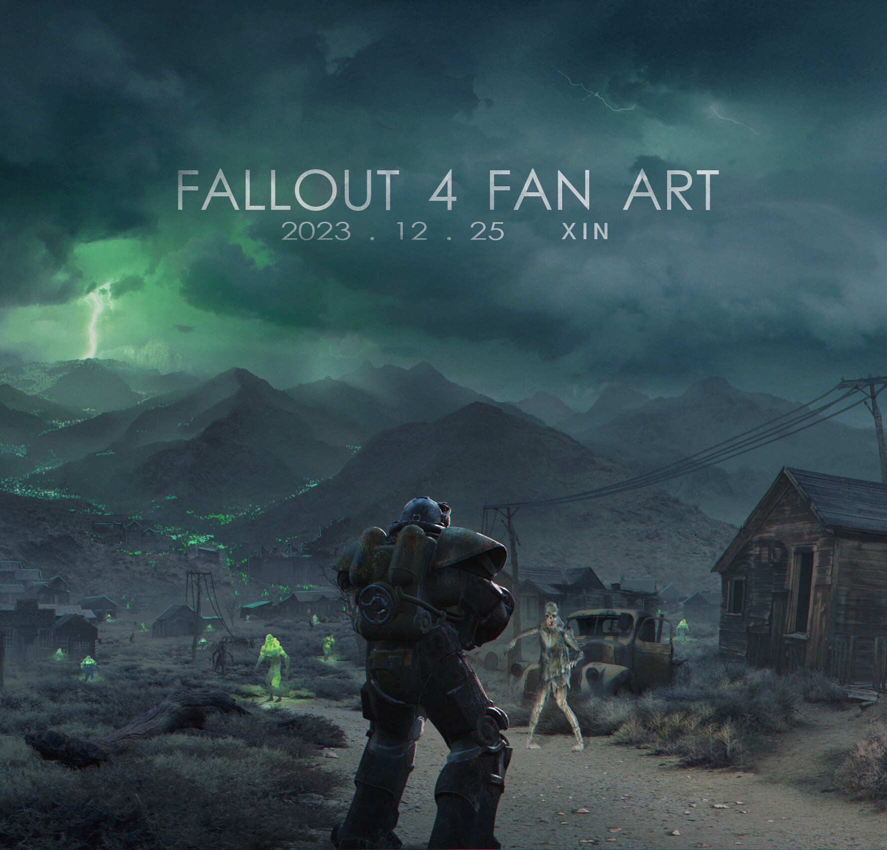 ArtStation - Fallout 4 fan art