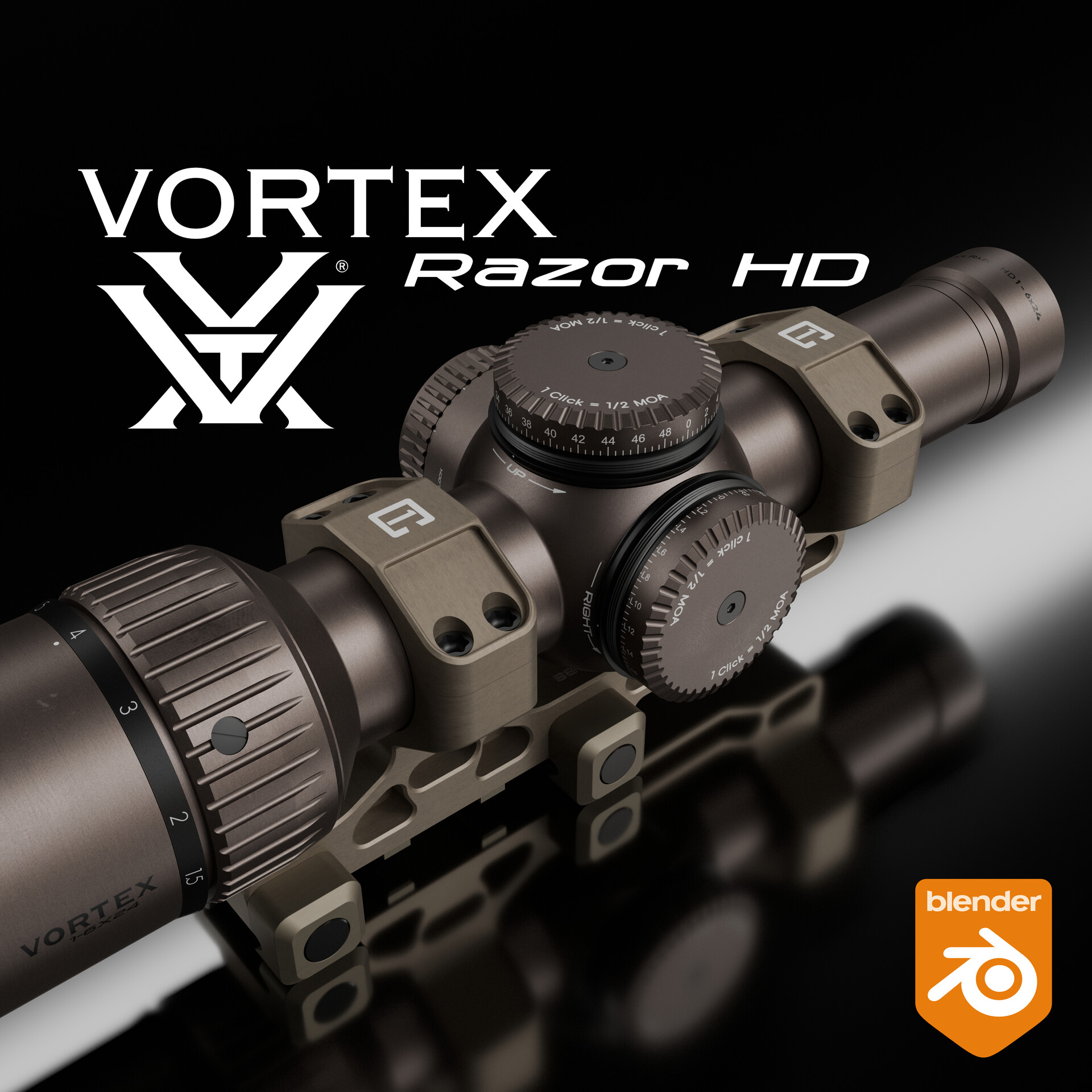 ArtStation - Vortex Razor HD Gen II-E 1-6x