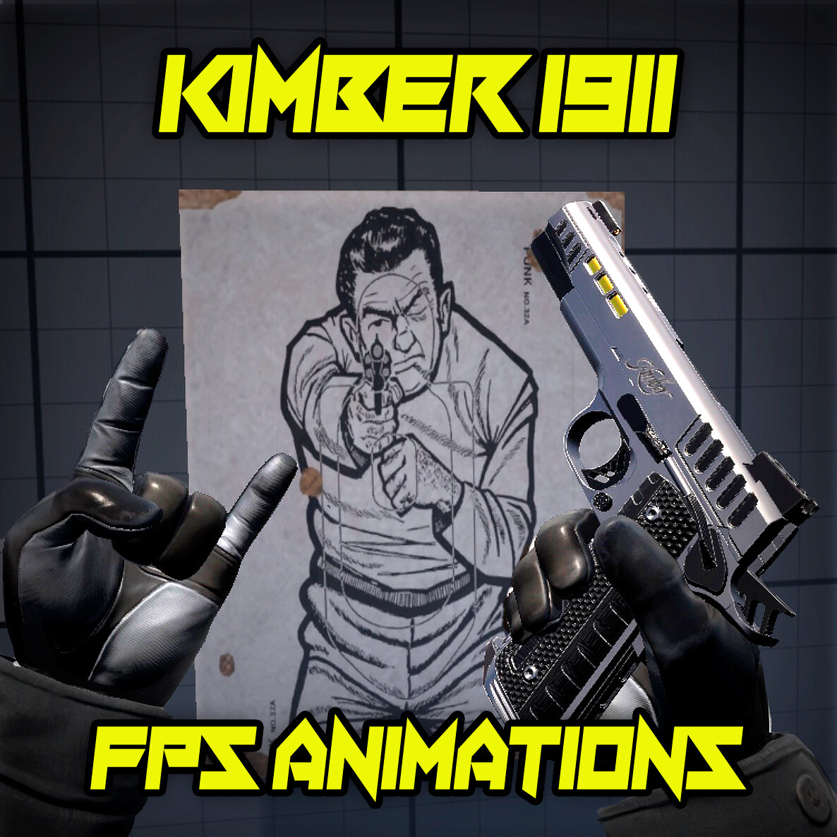 ArtStation - Kimber 1911 FPS Animations