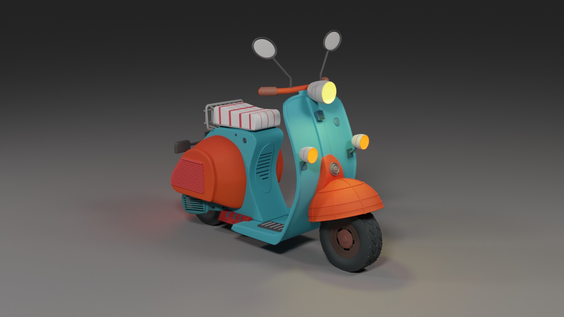ArtStation - Blue Scooty