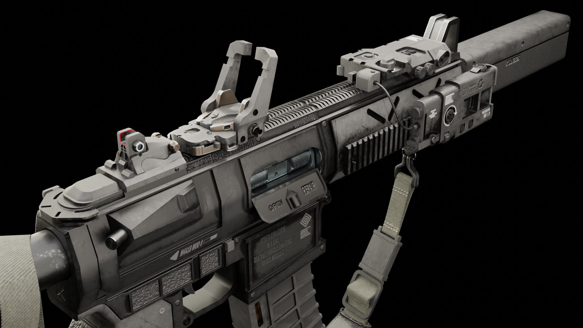 ArtStation - Assault Rifle 3d model
