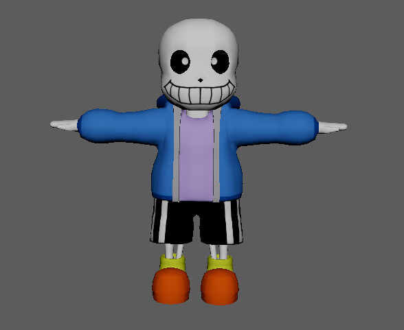 ArtStation - Sans Undertale 3D