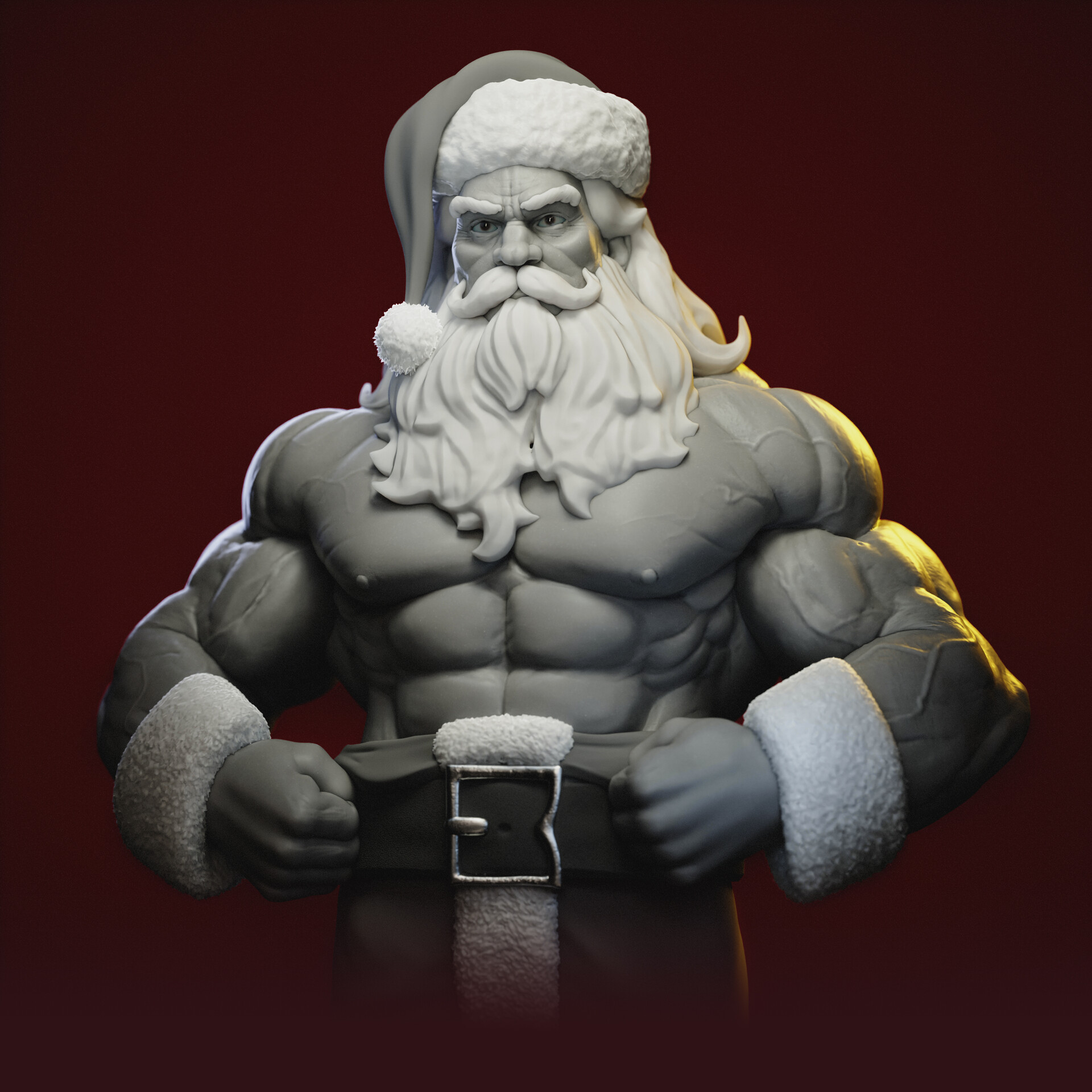 Artstation Beefcake Santa