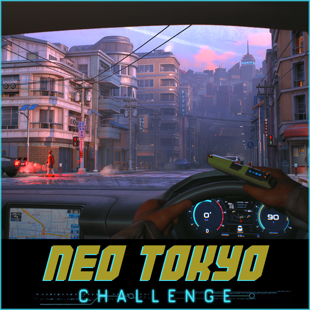 ArtStation - Neo Tokyo Challenge Environment
