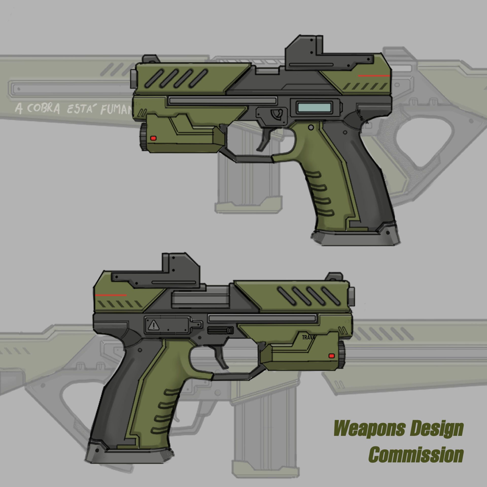 ArtStation - Weapons design commission