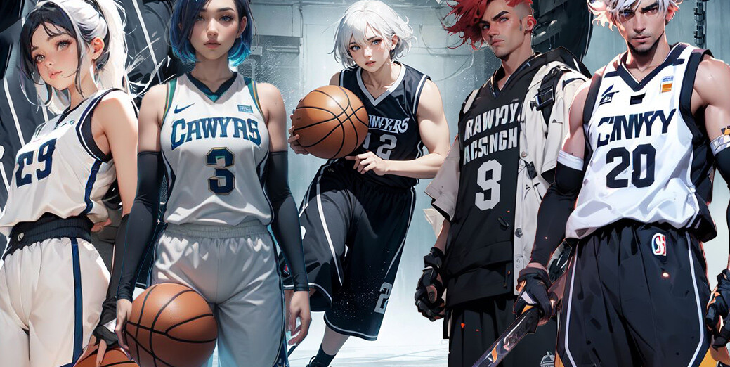 ArtStation - 241 Slam Dunk Basketball Uniforms in 4K - Design Reference ...