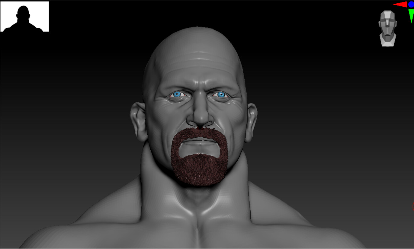 ArtStation - Steve Austin Likeness WIP Part- 2