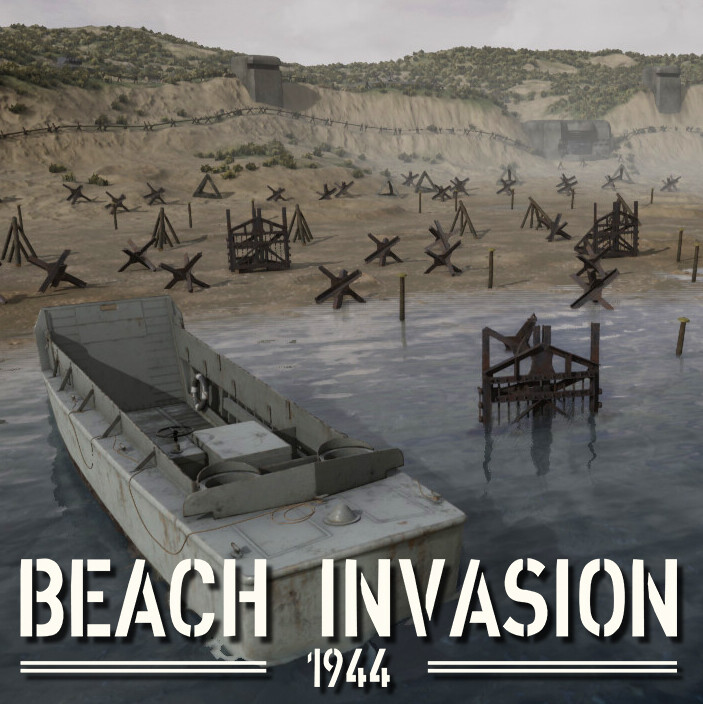 ArtStation - Beach Invasion 1944 landing beach