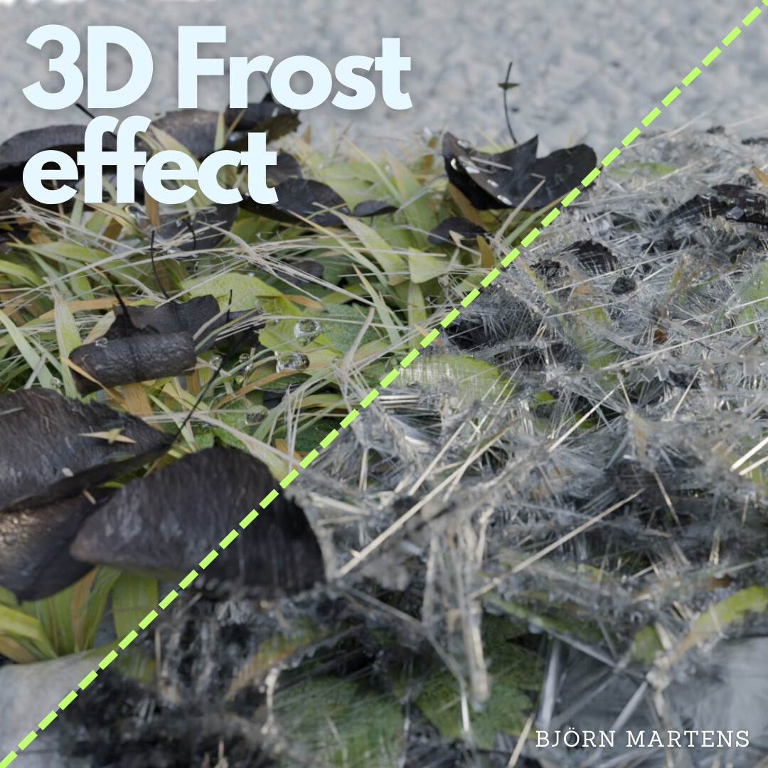 ArtStation - 3D Frost Effect