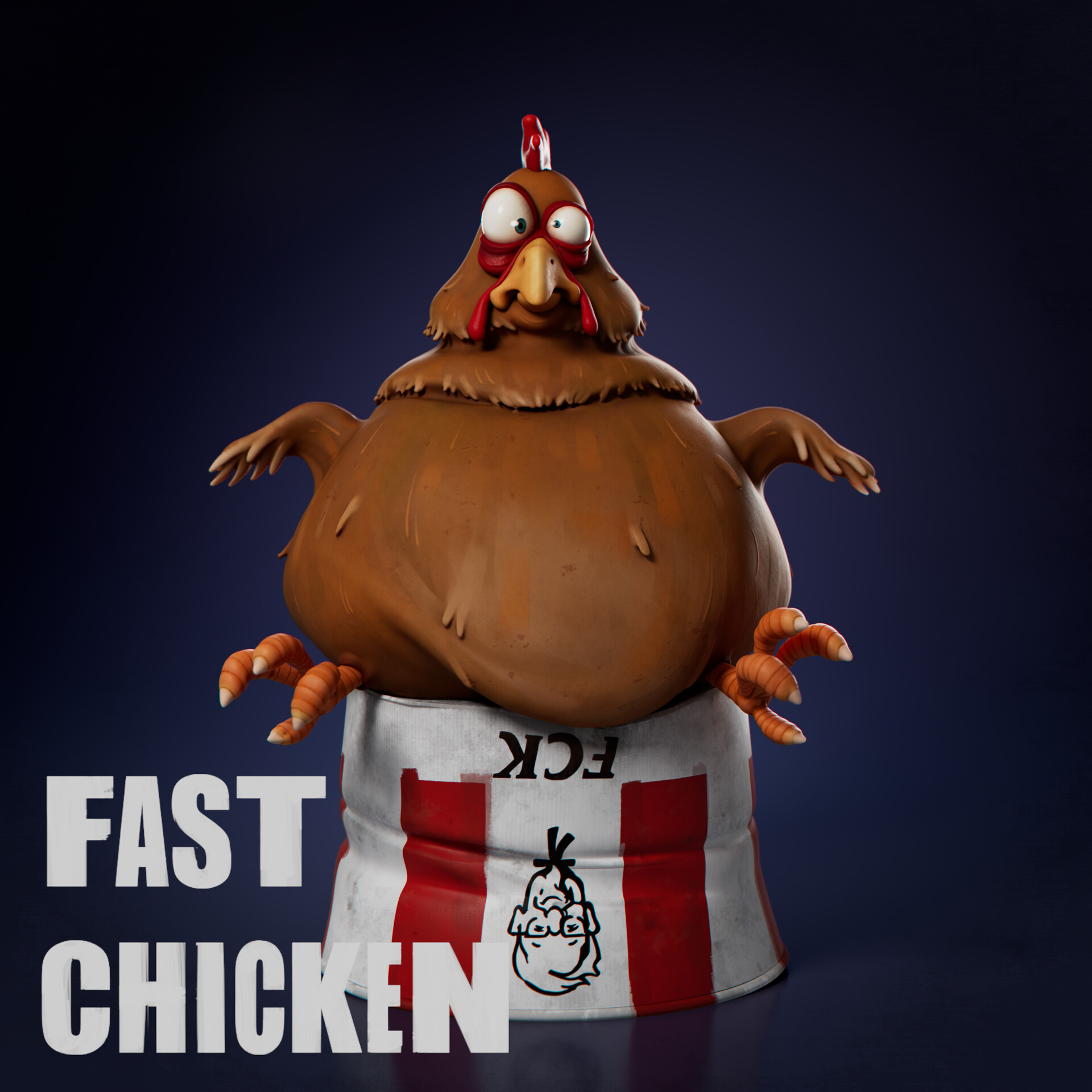 ArtStation - Fast chicken