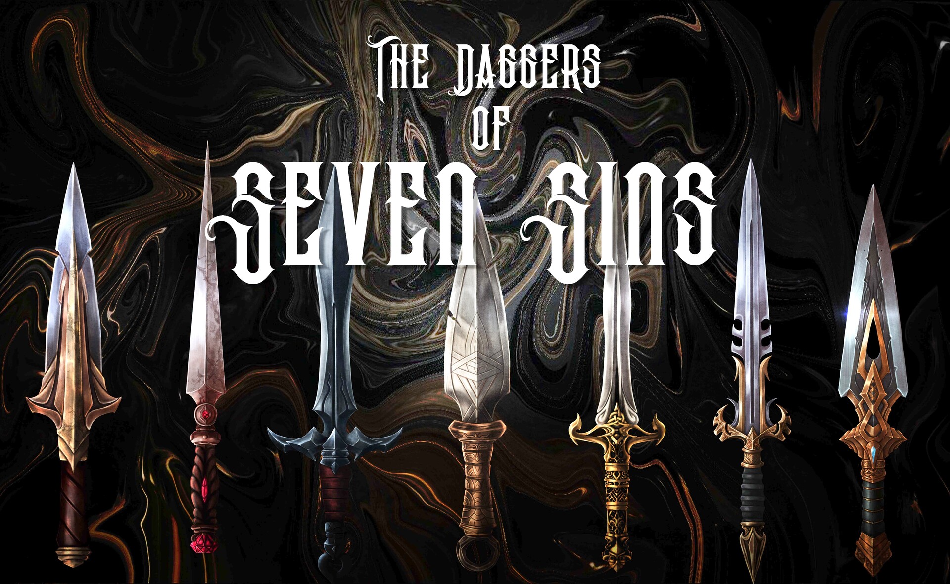 ArtStation - Daggers of Seven Deadly Sins