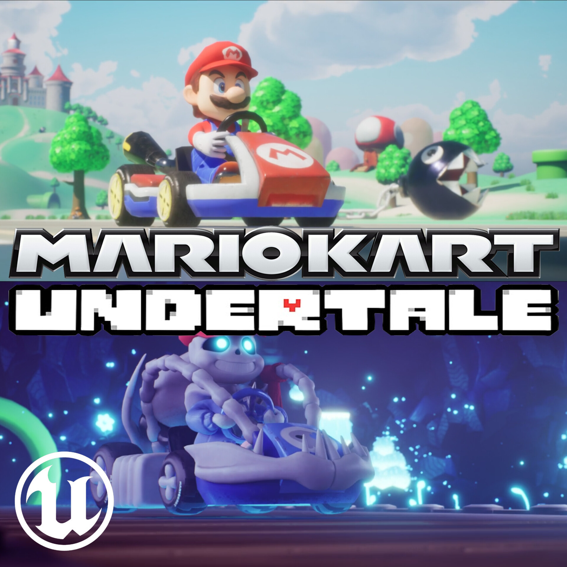 ArtStation - Endless Engine - MarioKart x Undertale - UE5/Blender
