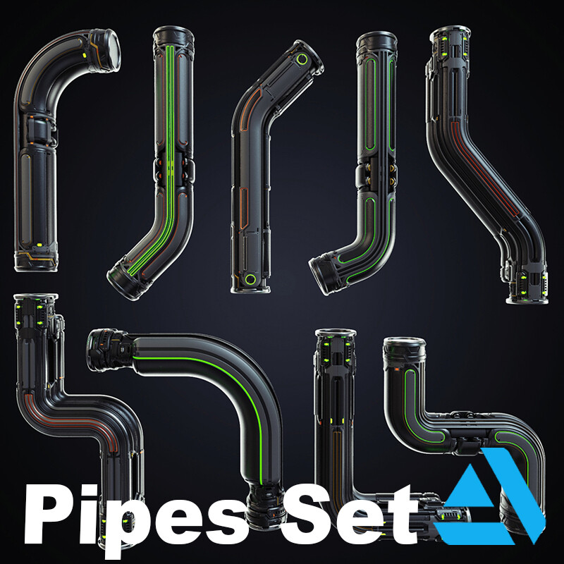 ArtStation - Pipes and Tubes