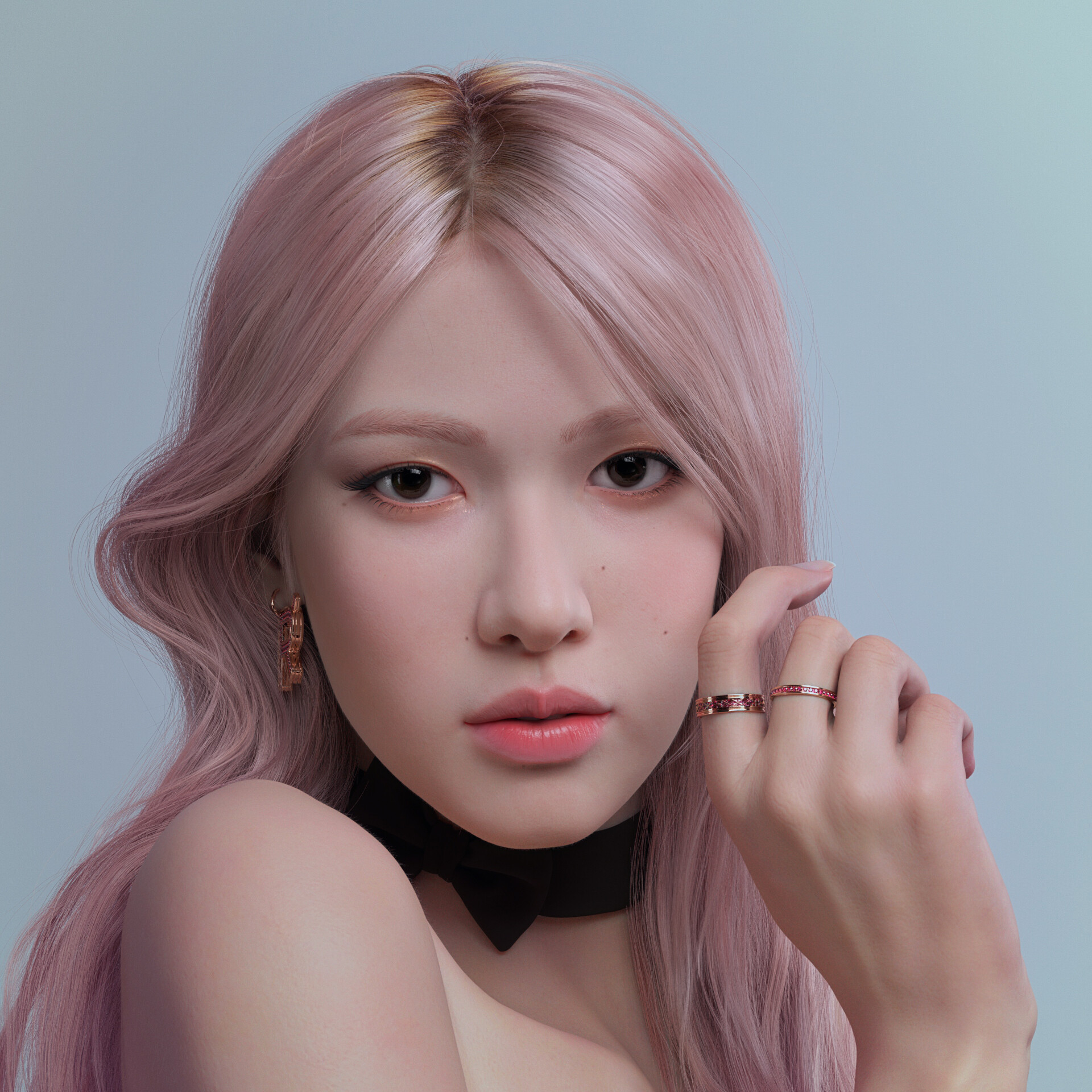 ArtStation - Rose' portrait