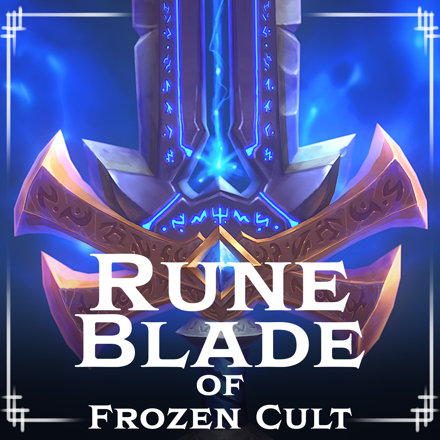 ArtStation - Rune Blade of Frozen Cult