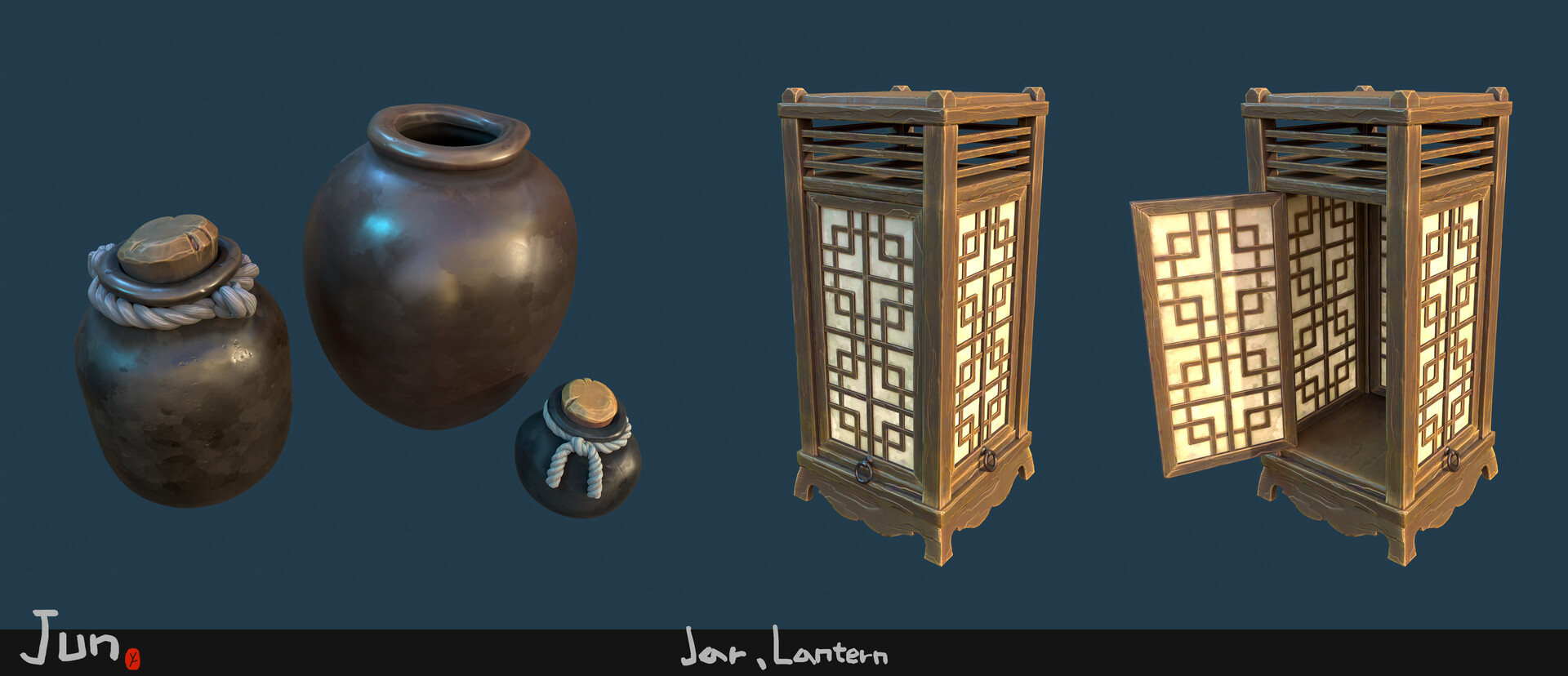 ArtStation - Korean props 01