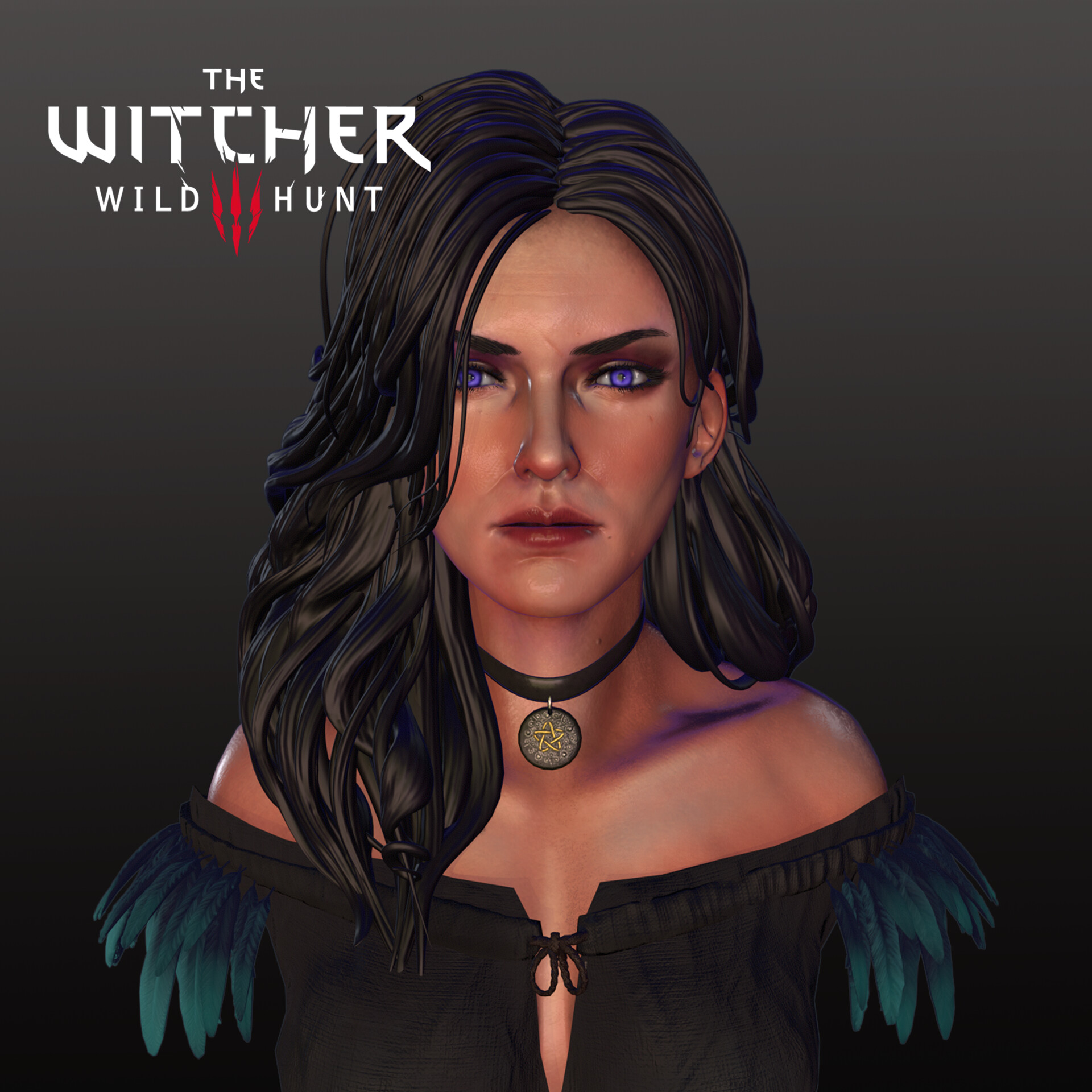 ArtStation - The Witcher fan art: Yennefer of Vengerberg