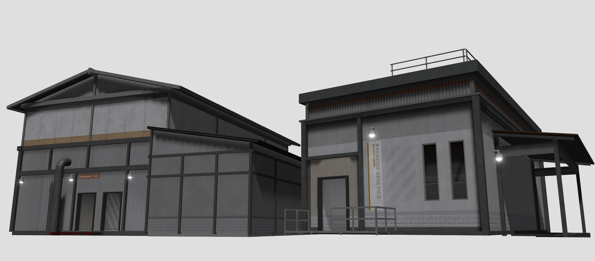 ArtStation - Paradox Genetics Facility Buildings