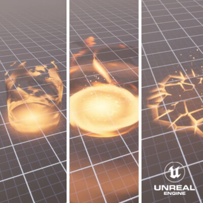 ArtStation - Fire AoE - UE5 VFX