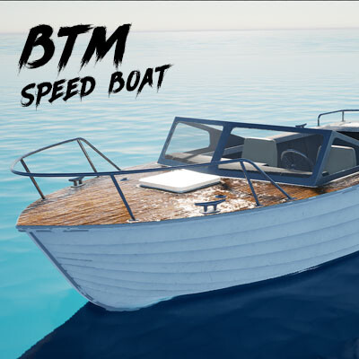 ArtStation - BTM SPEED BOAT V1 - UNREAL ENGİNE PROJECT