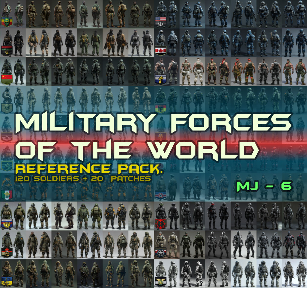 ArtStation - MILITARY FORCES OF THE WORLD - REFERENCE PACK