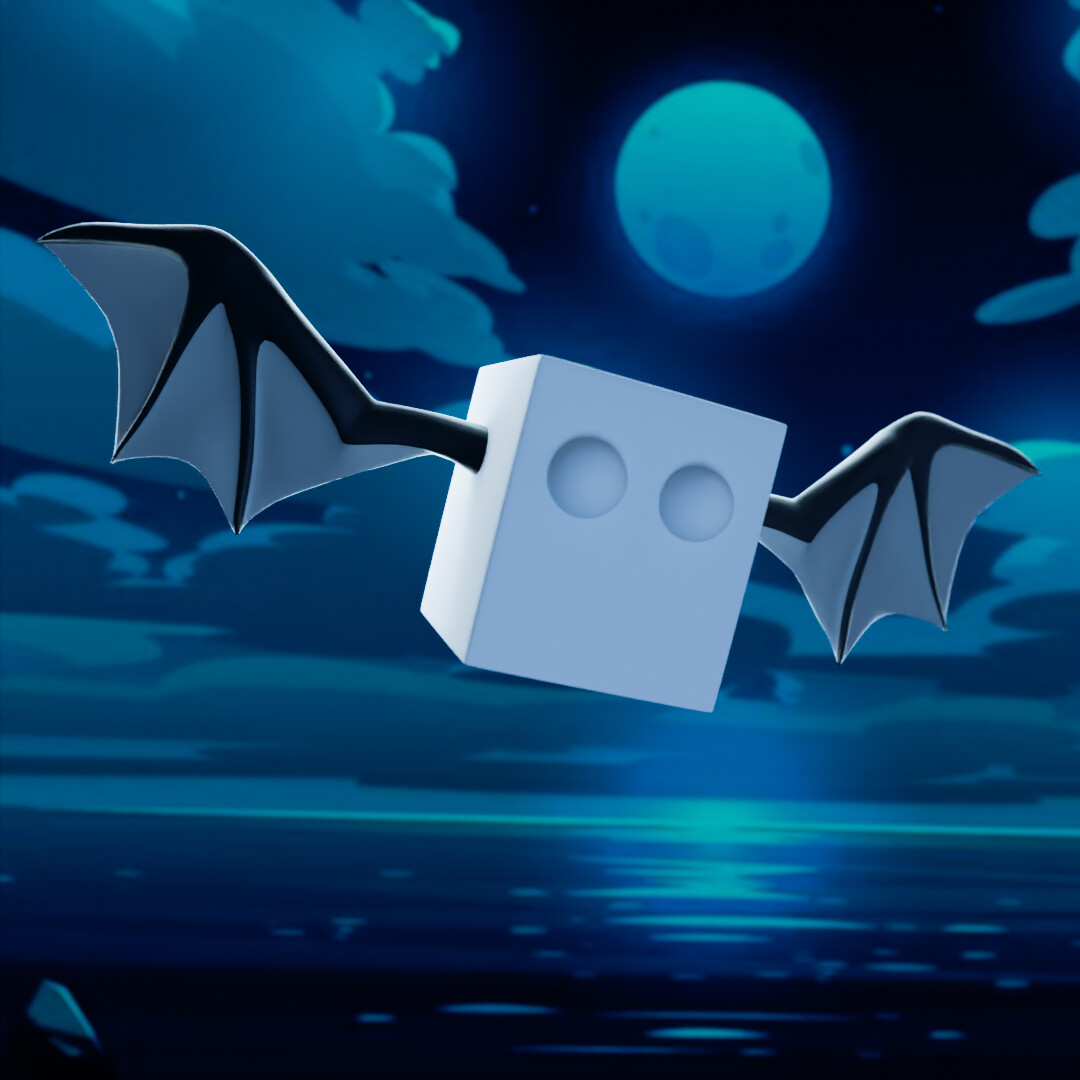 ArtStation - Blender Rigged Asset: Bat Wings