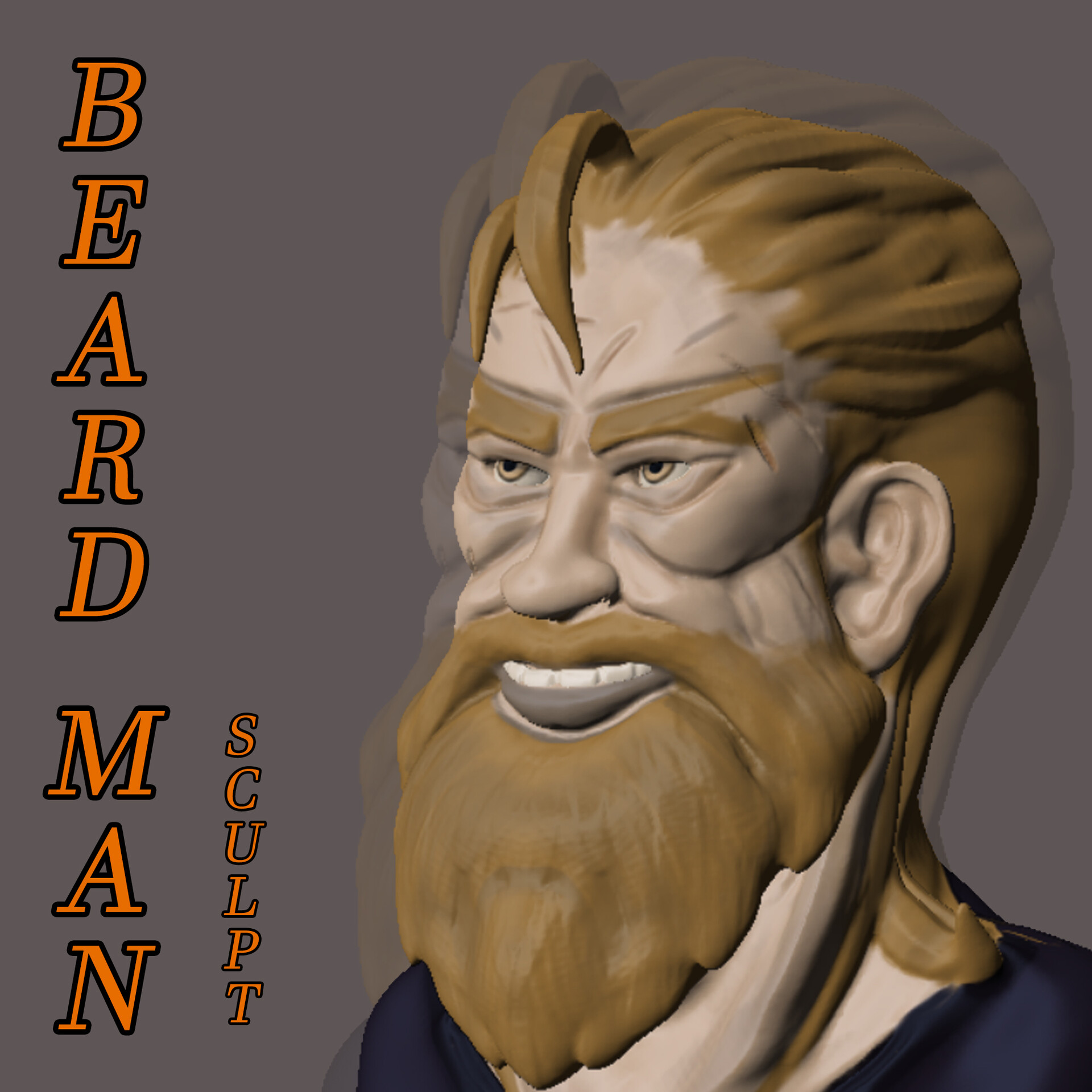 ArtStation - Beard-Man Sculpt