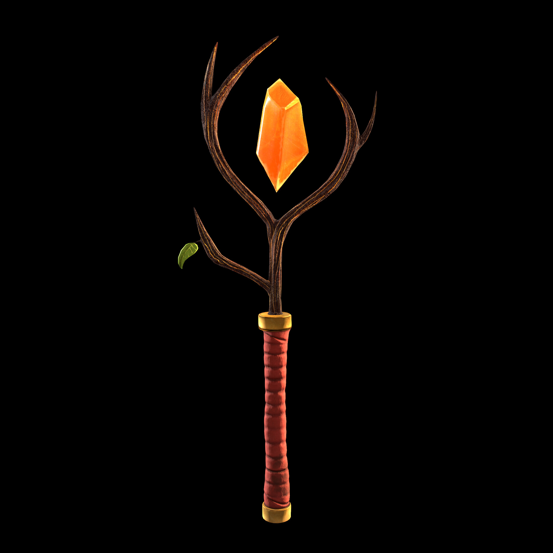 ArtStation - Fire Scepter
