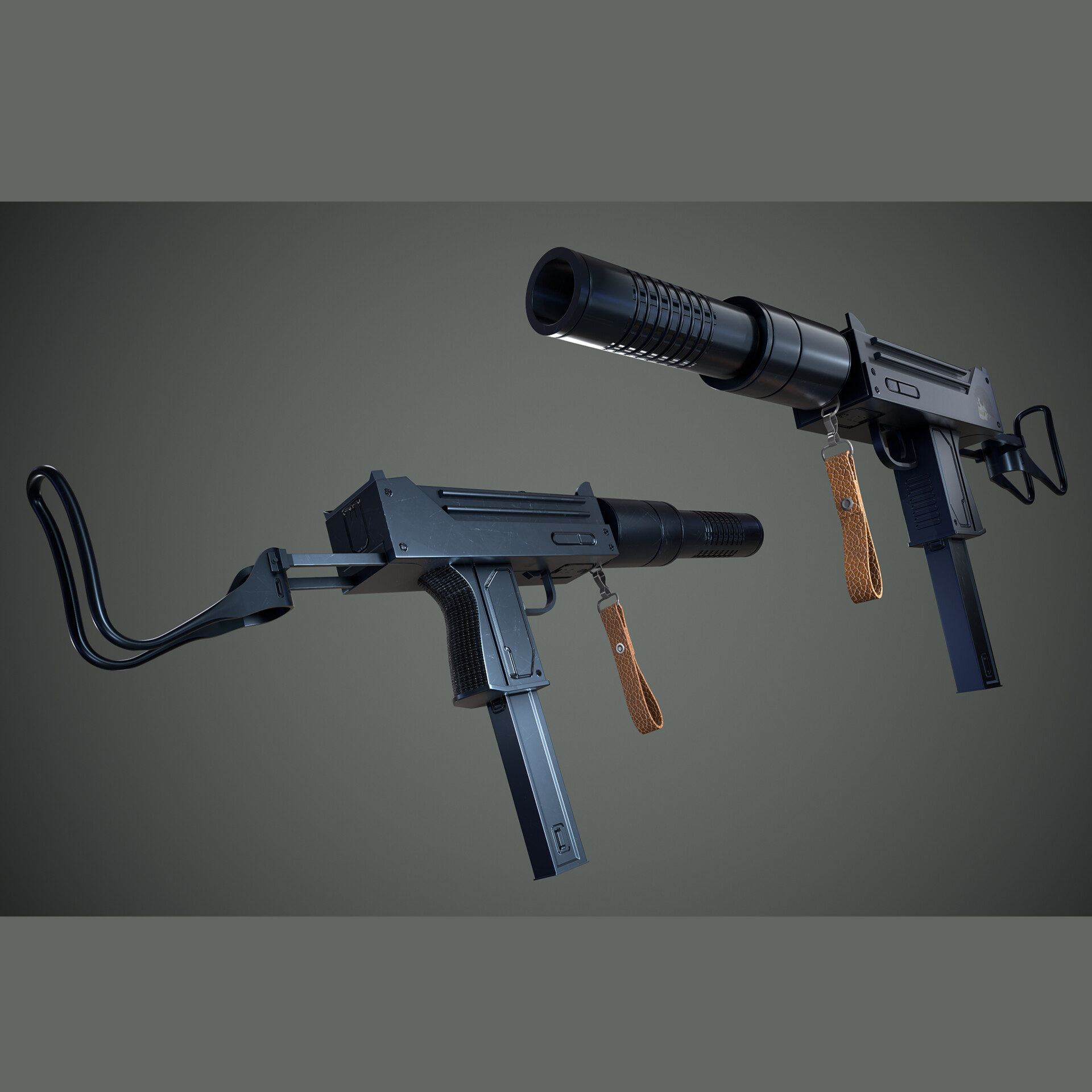 ArtStation - Gun Mac-10