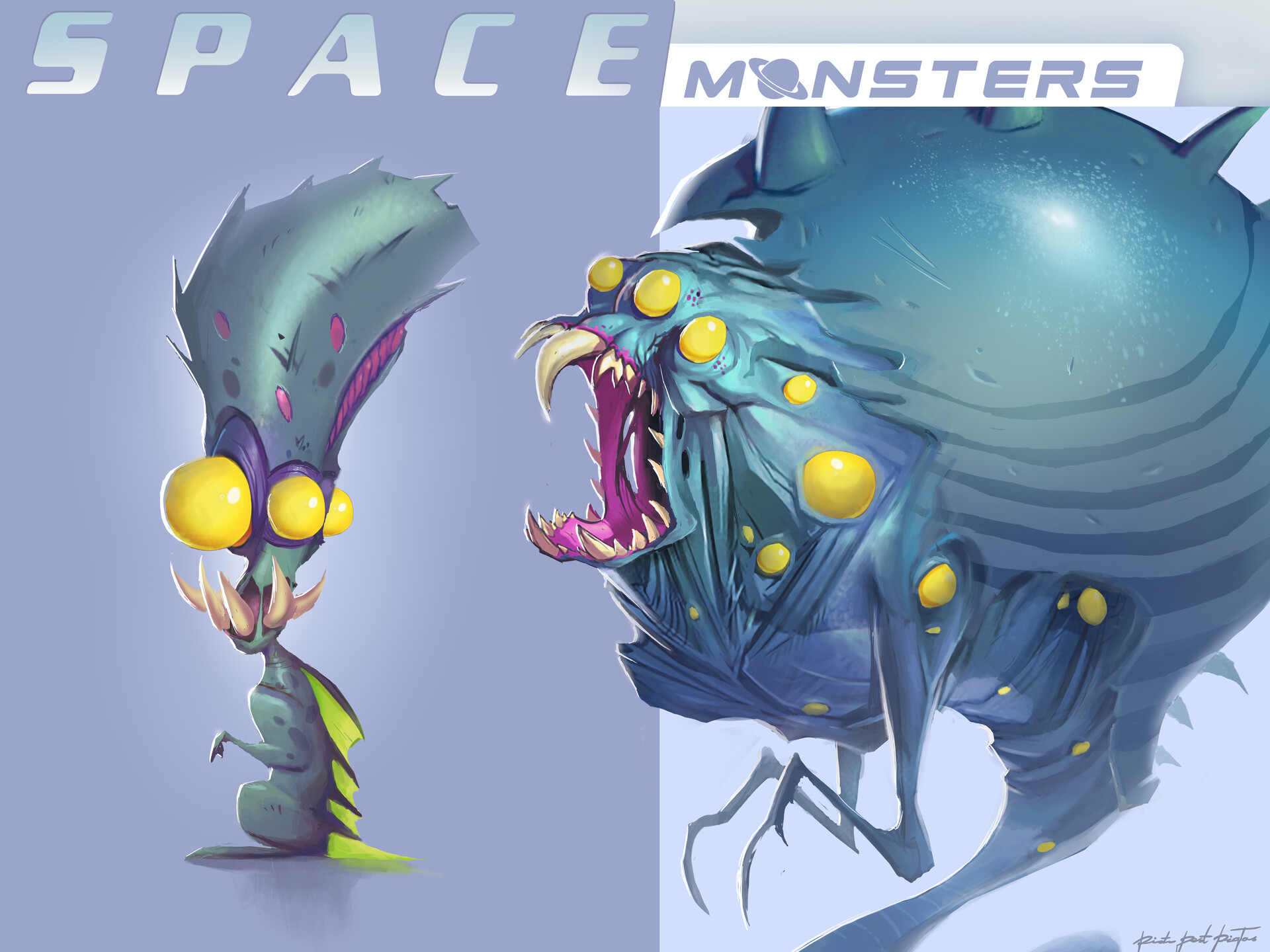ArtStation - Space Monsters