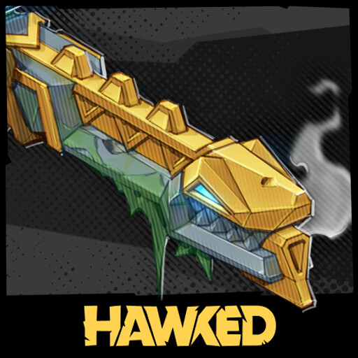 ArtStation - Hawked: Weapon skin concept (Aztec)