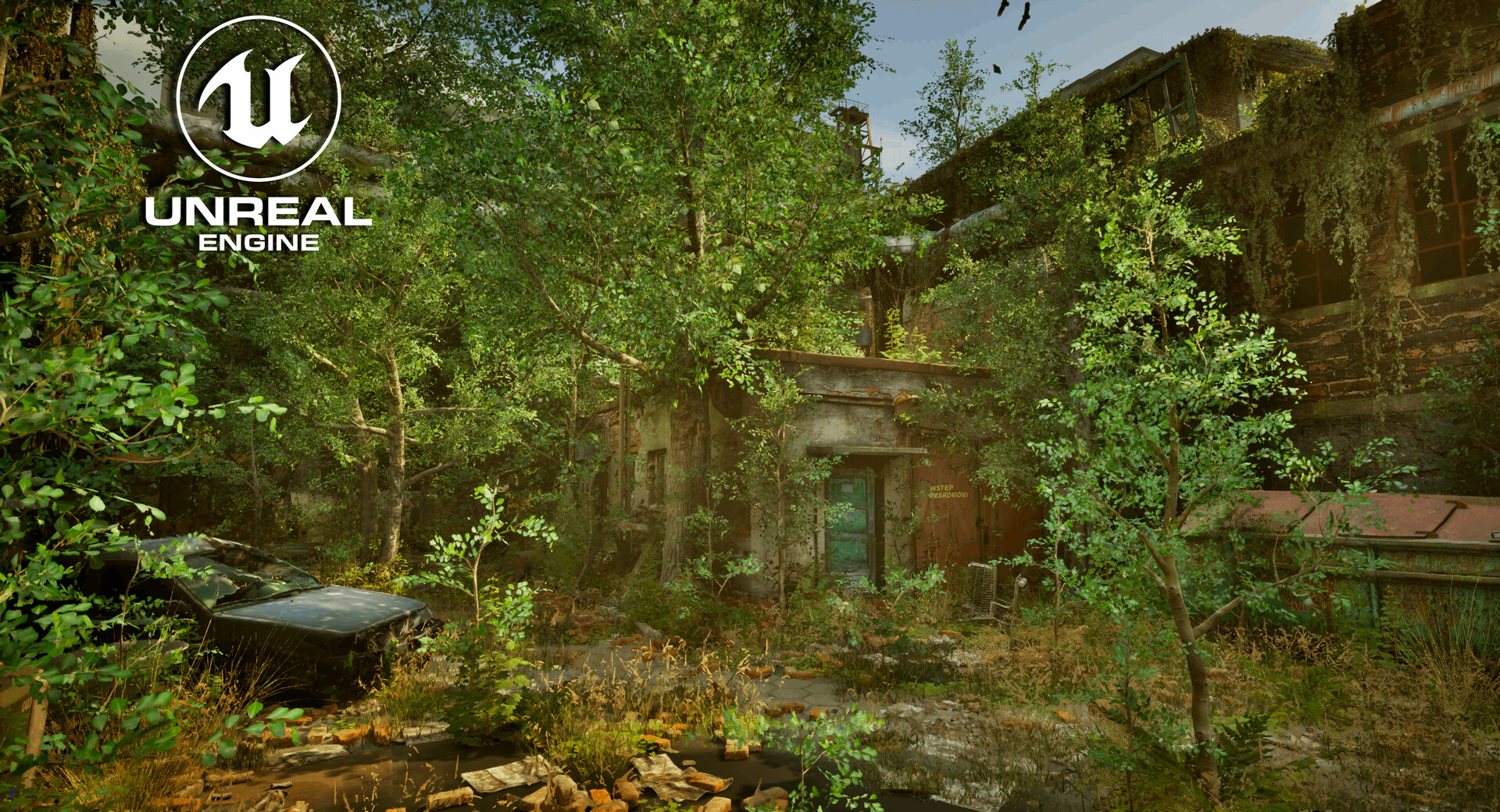 ArtStation - [UE5] Post-apocalypse. Game rendering of an abandoned industrial area. Exterior