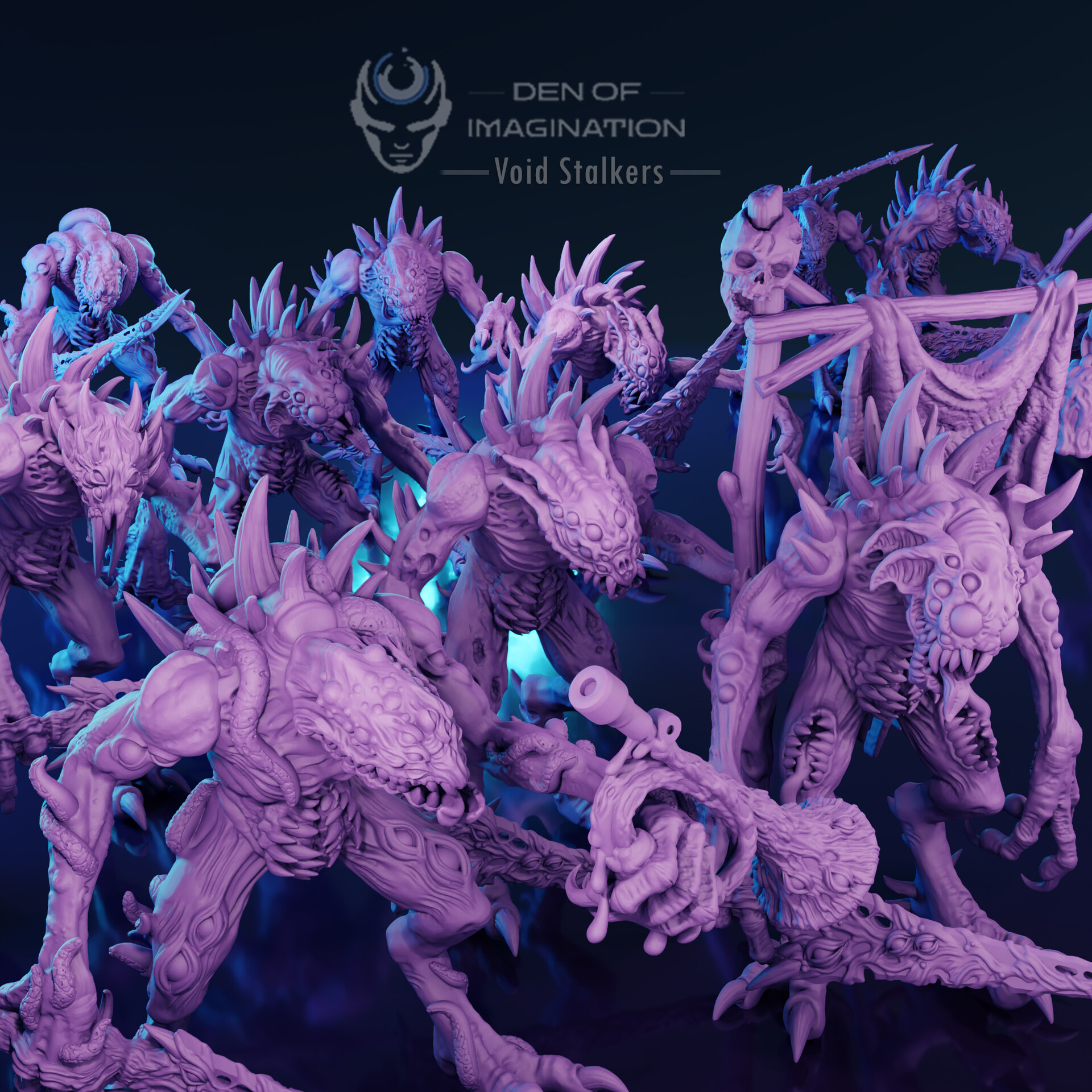ArtStation - Void Horrors - Void Stalkers (October Release) - Den of Imagination