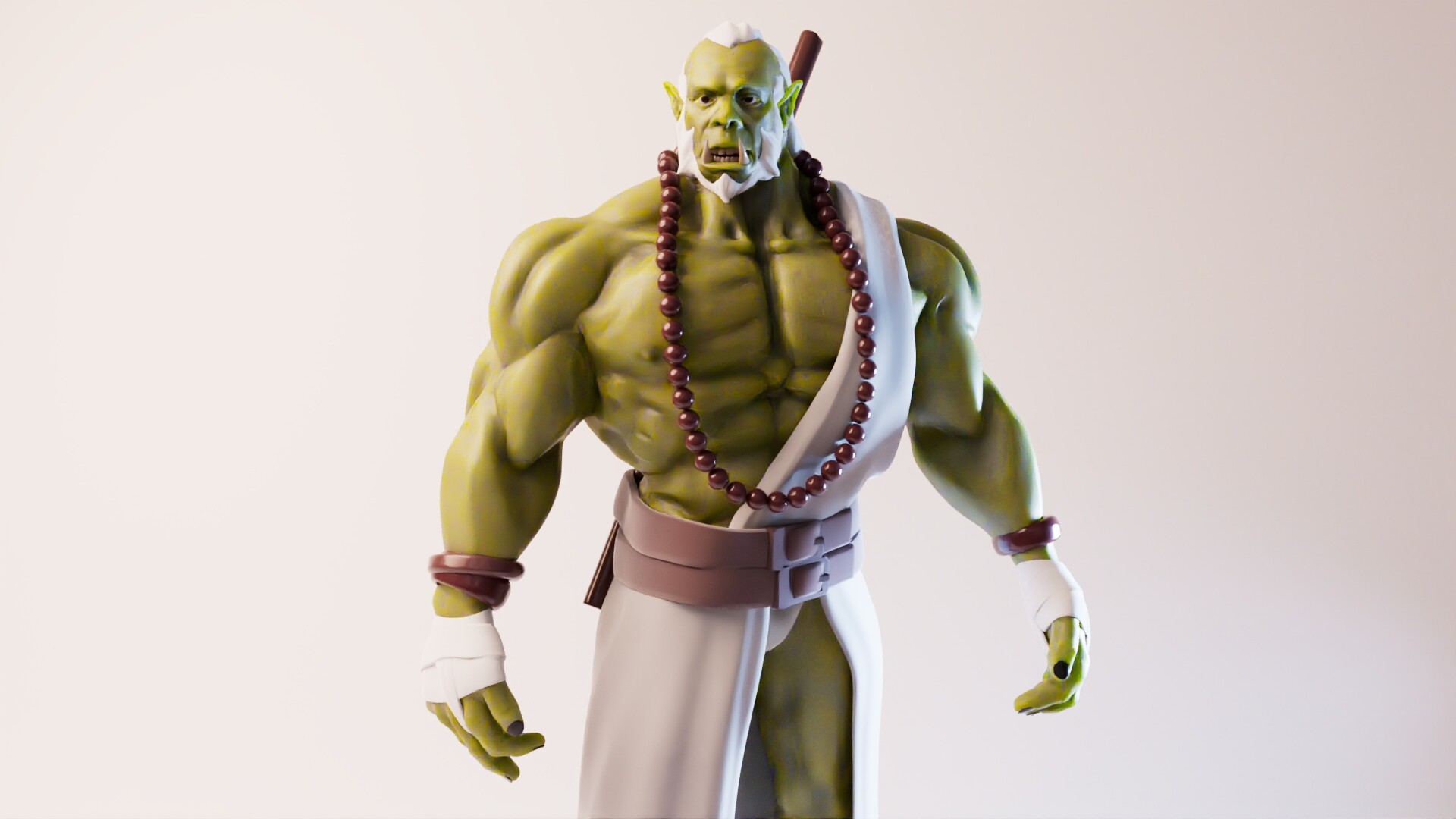 ArtStation - Peaceful Orc