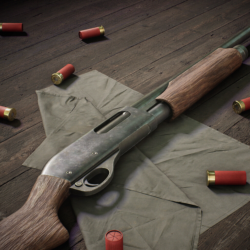 ArtStation - Pump-action Shotgun