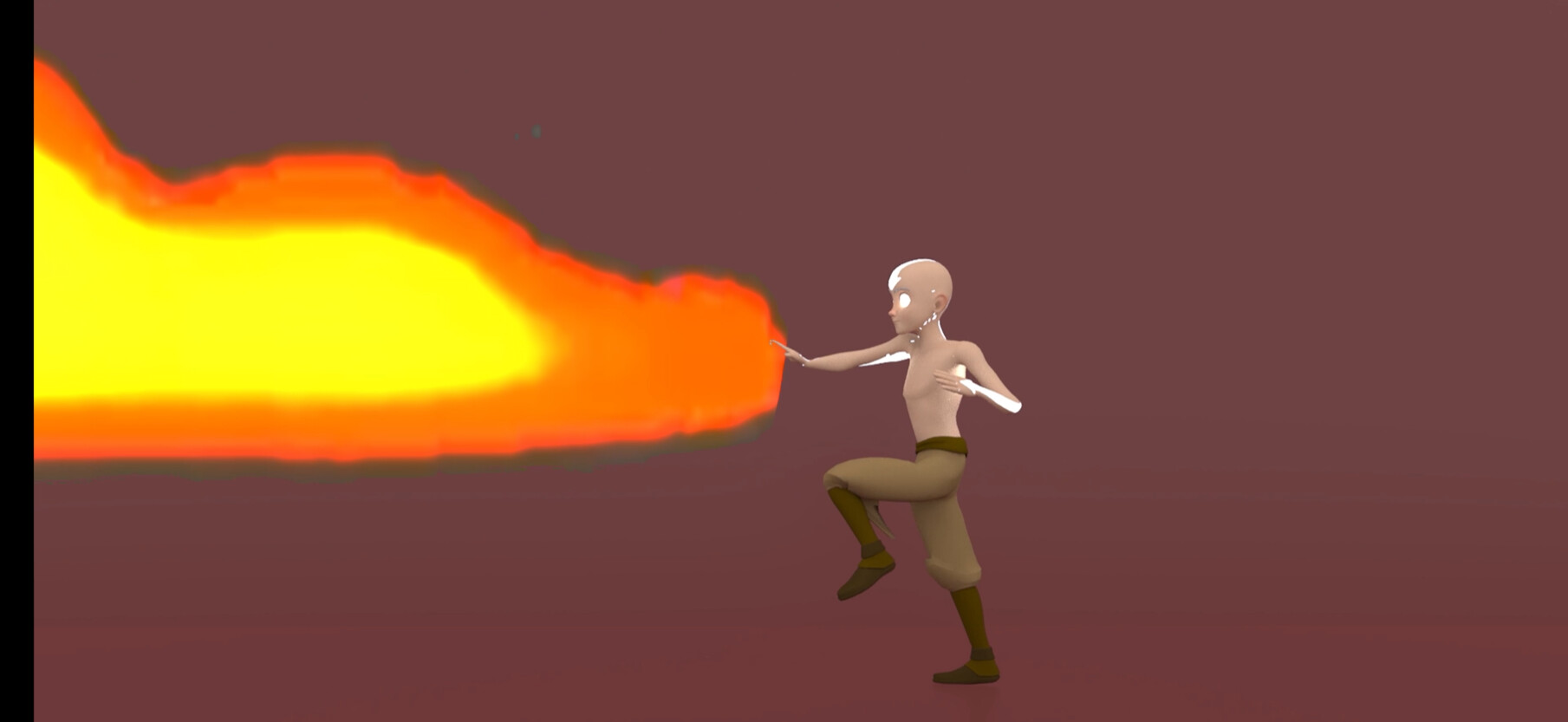 ArtStation - Avatar Aang Fire Bending